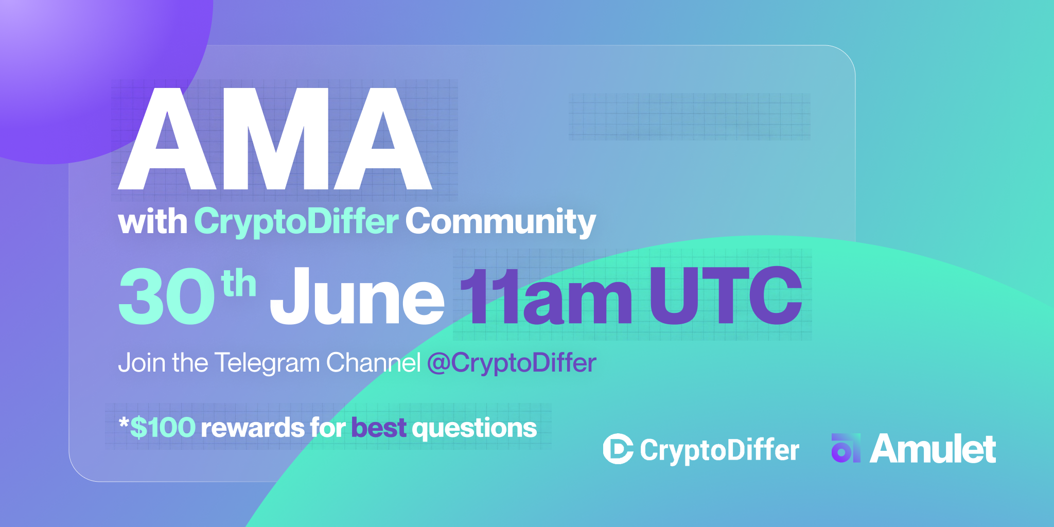 Amulet X CryptoDiffer AMA Transcript - Amulet Blog